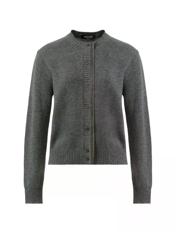 Fabiana Filippi Monili-trim Knit Cardigan - Grey