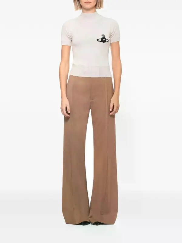 VIVIENNE WESTWOOD Orb-motif Short-sleeve Sweater