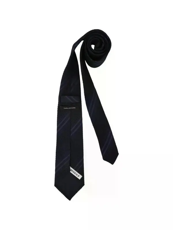 Tagliatore Diagonal-stripe Silk Tie