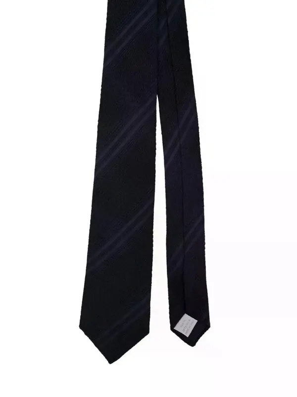 Tagliatore Diagonal-stripe Silk Tie