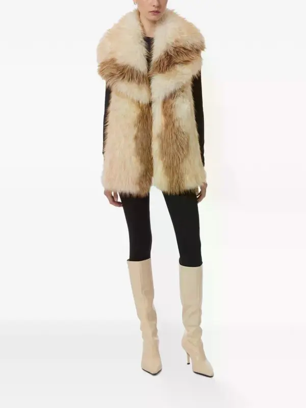 Apparis Mia Faux-fur Scarf - Neutrals