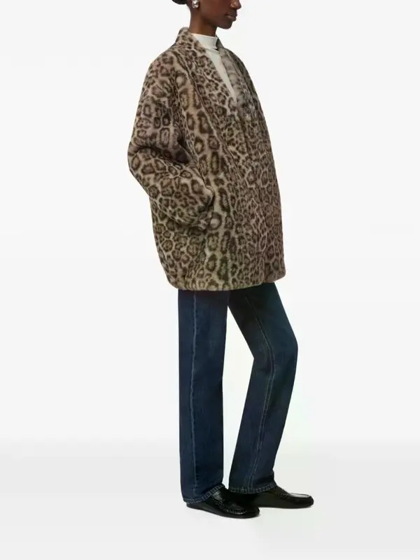 Apparis Jane Leopard-print Faux-fur Coat