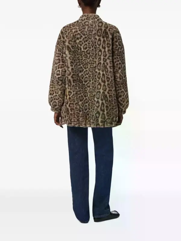 Apparis Jane Leopard-print Faux-fur Coat