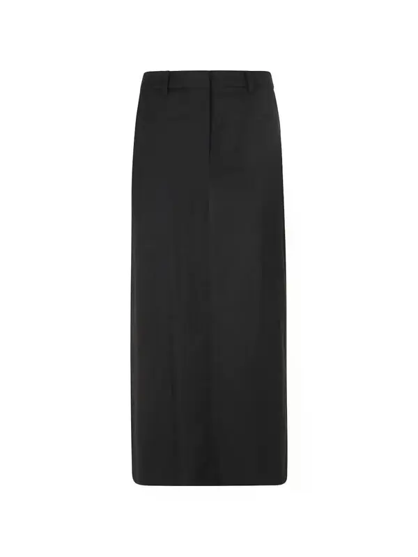 DUNST Belt-loops Rear-slit Skirt