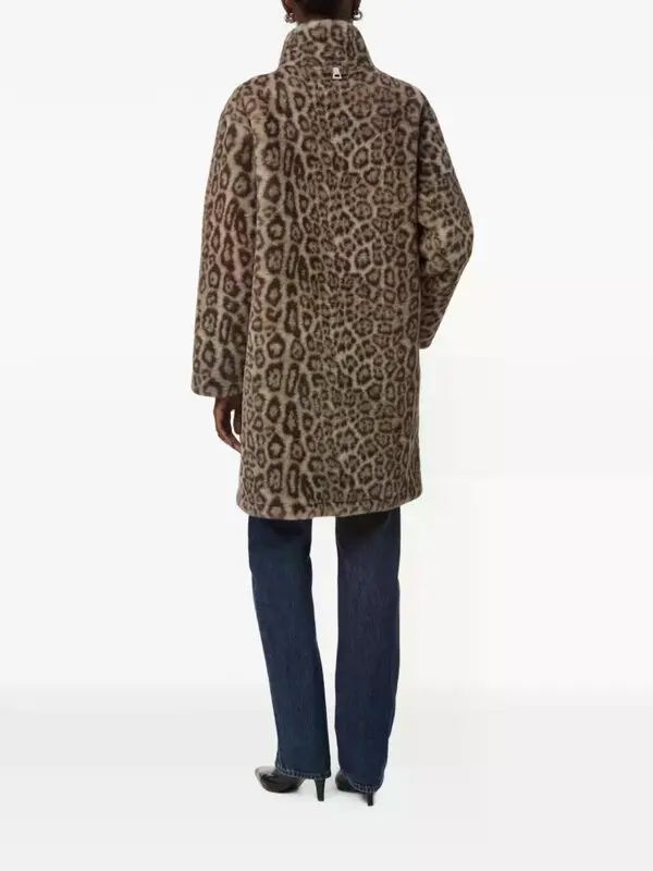 Apparis Blair Leopard-print Faux-fur Coat - Neutrals