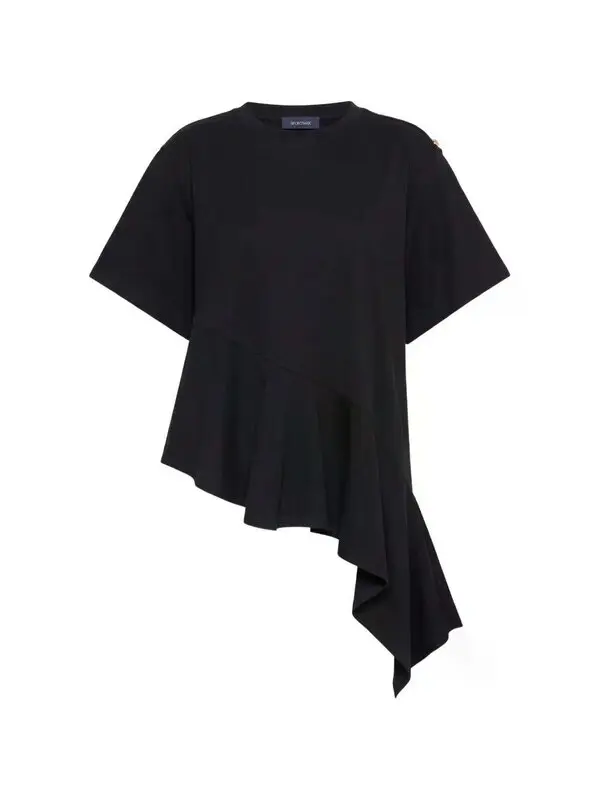 Sportmax Asymmetric T-shirt - Black