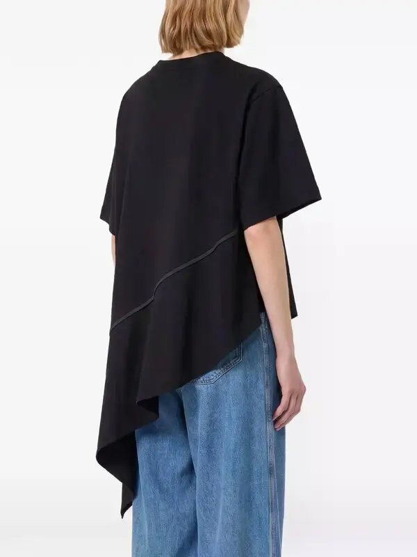 Sportmax Asymmetric T-shirt - Black