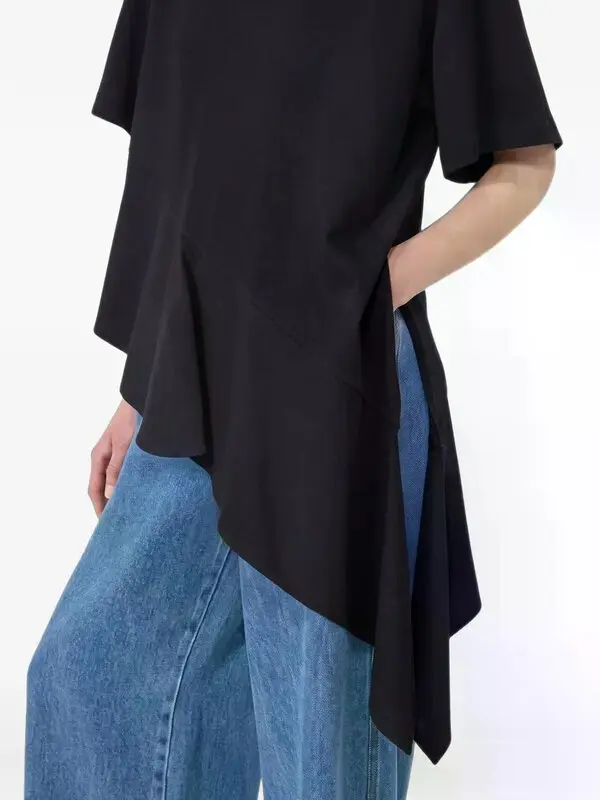 Sportmax Asymmetric T-shirt - Black
