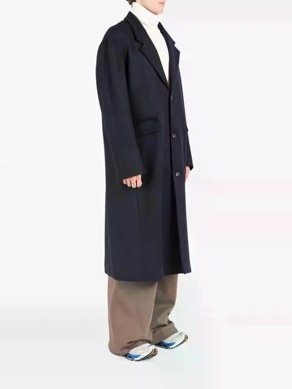 SOCIETE ANONYME Single-breasted Wool Coat