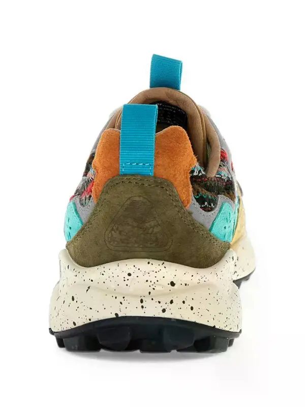 FLOWER MOUNTAIN Suede-panelled Patchwork Sneakers