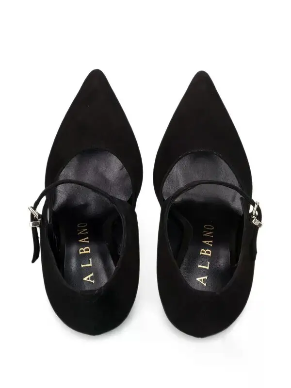 ALBANO Suede Pointed-toe Pumps