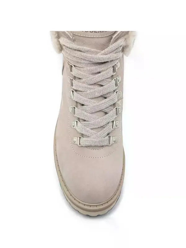Woolrich Shearling-trim Hiking Boots