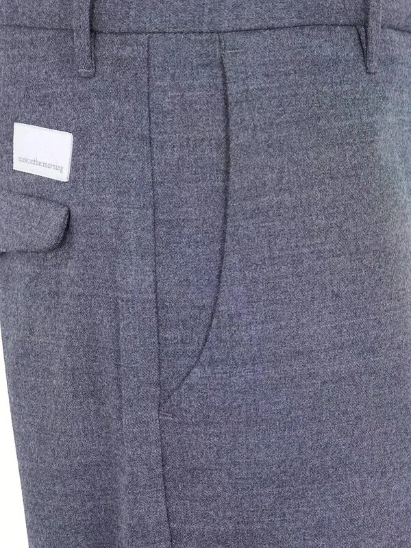 NINE:INTHE:MORNING Wide-leg Wool Trousers