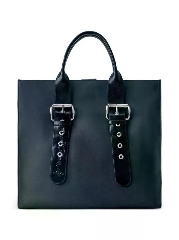 VIVIENNE WESTWOOD Alex Buckle Tote Bag - Black