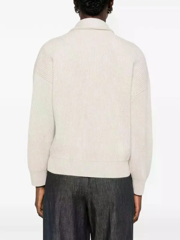 Brunello Cucinelli Long-sleeve Ribbed-knit Sweater