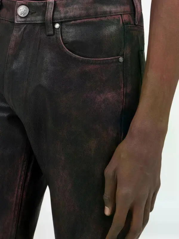 Roberto Cavalli Washed-effect Jeans