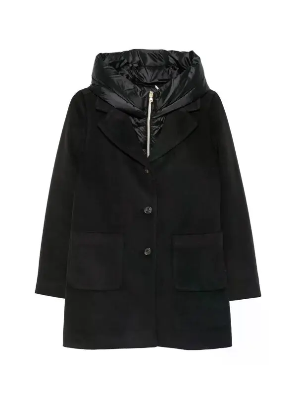EMME Emmcuore Hooded Single-breasted Coat