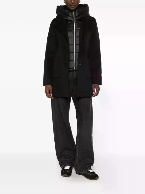 EMME Emmcuore Hooded Single-breasted Coat