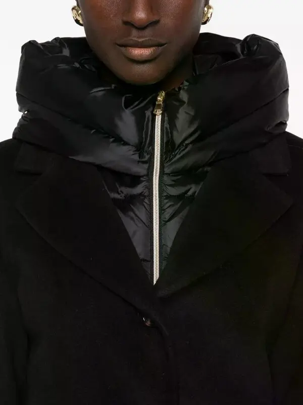 EMME Emmcuore Hooded Single-breasted Coat