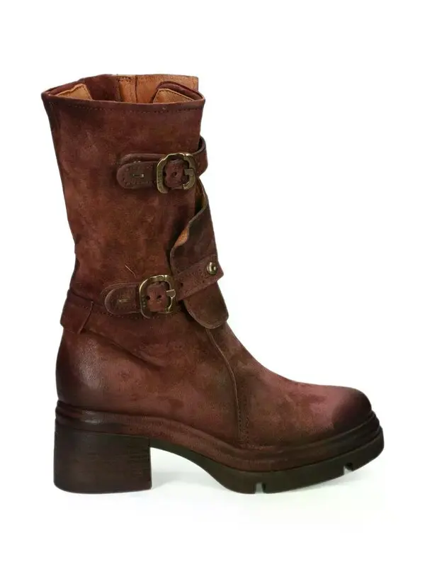 A.S.98 Buckled Leather Boots