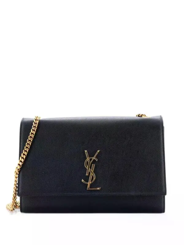 Saint Laurent Classic Monogram Grainy Leather Large Crossbody Bag
