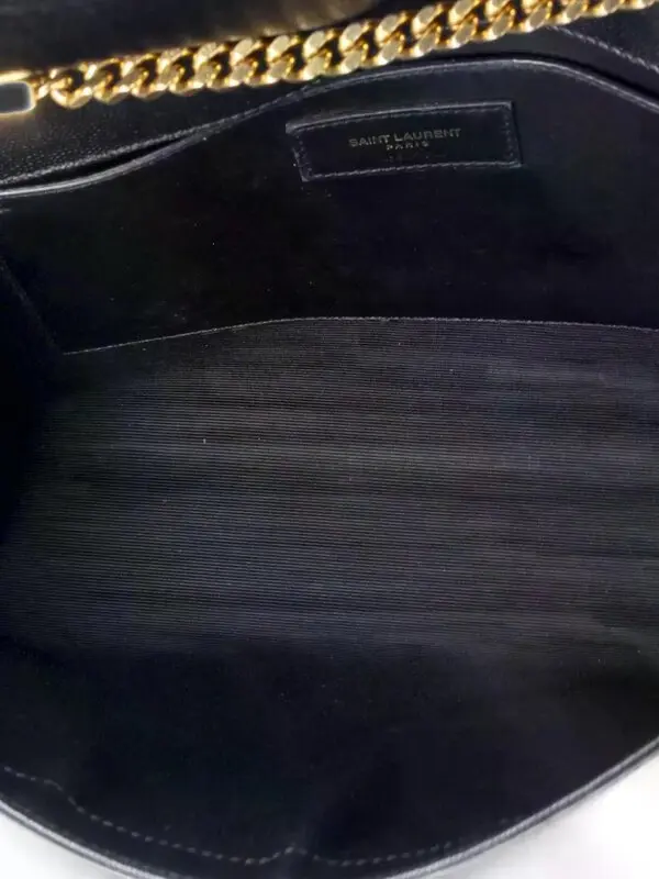 Saint Laurent Classic Monogram Grainy Leather Large Crossbody Bag