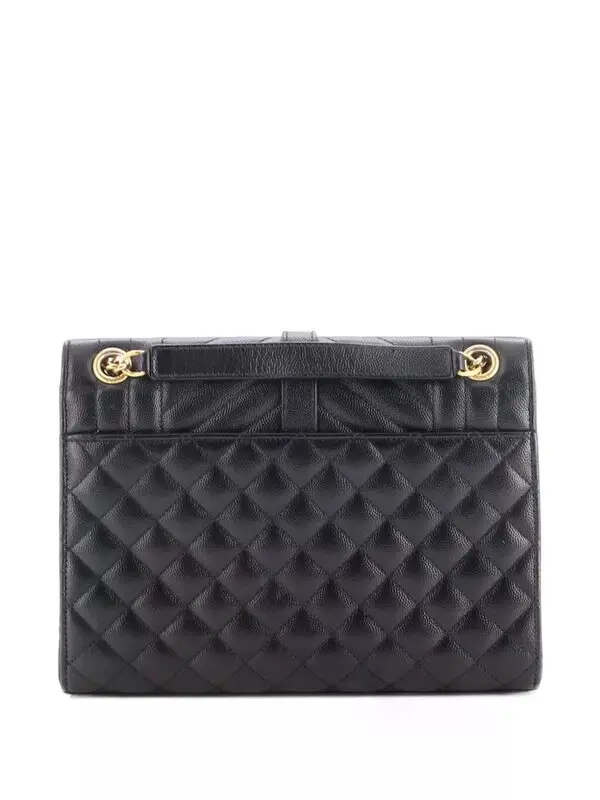 Saint Laurent Classic Monogram Envelope Satchel Mixed Matelasse Leather Medium Shoulder Bag