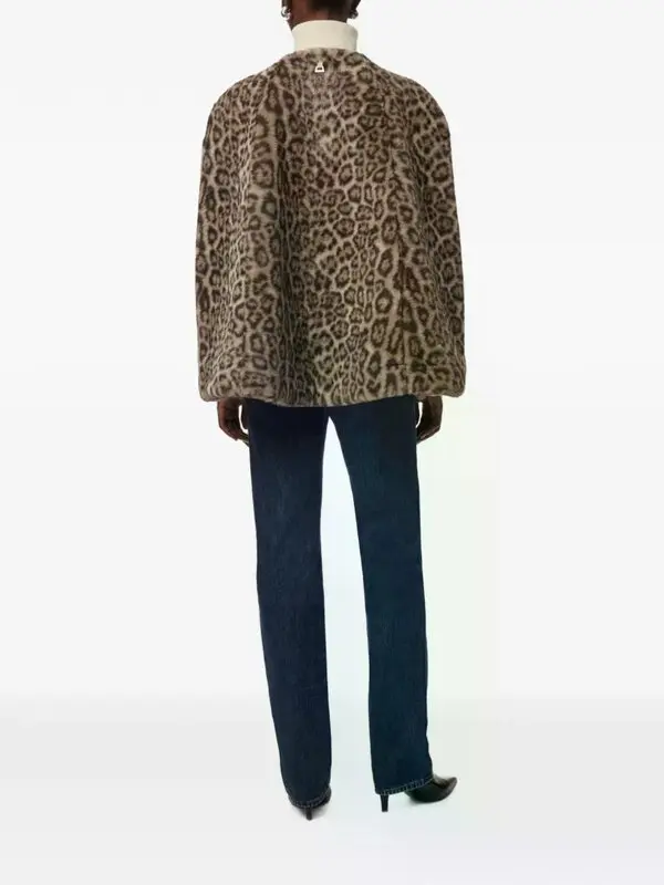 Apparis Sloane Leopard-print Cape