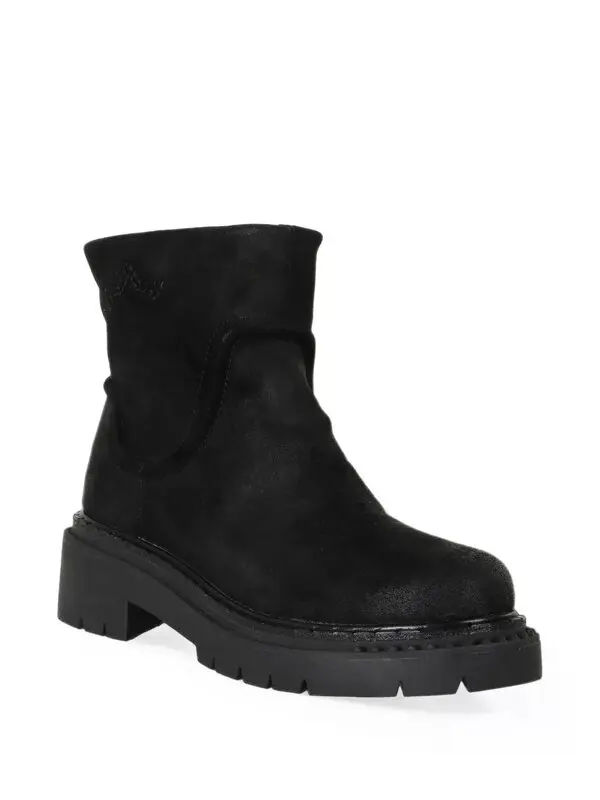 Ash Duffie Embroidered Ankle Boots