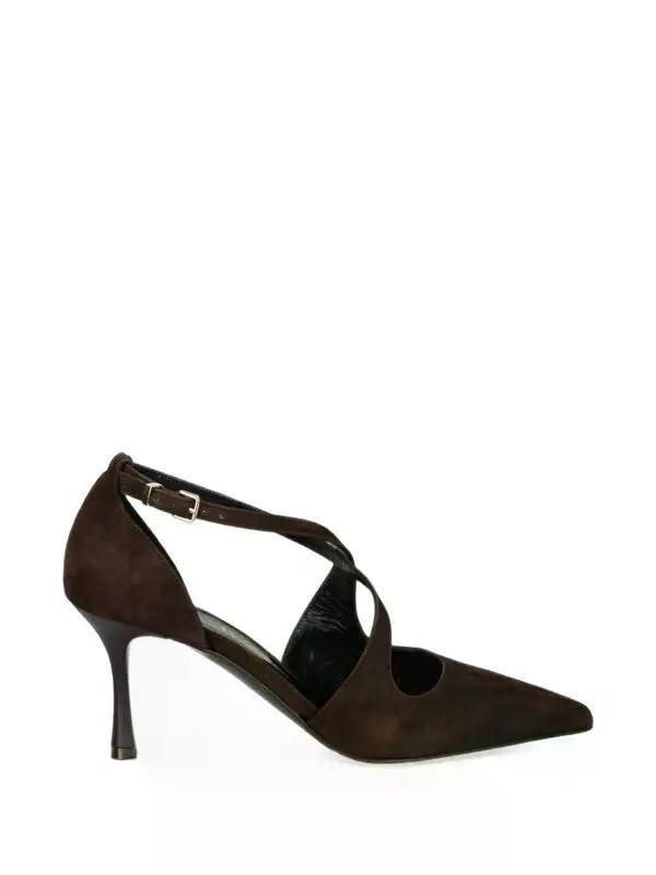 ALBANO Crossover-strap Pointed-toe Pumps