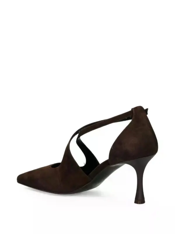 ALBANO Crossover-strap Pointed-toe Pumps