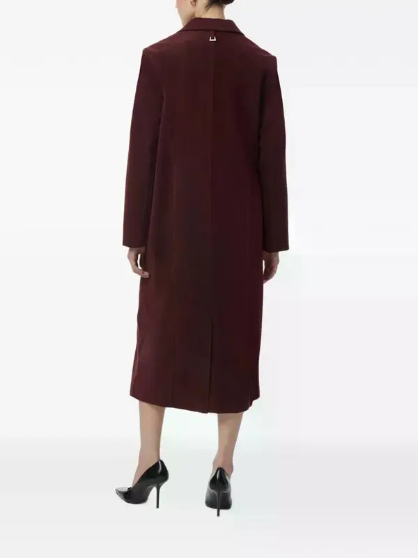 Apparis Lauren Faux-suede Button-up Single-breasted Coat