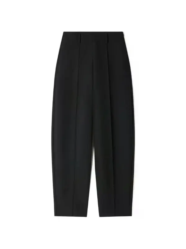 Sandro High-waisted Pressed-crease Palazzo Pants