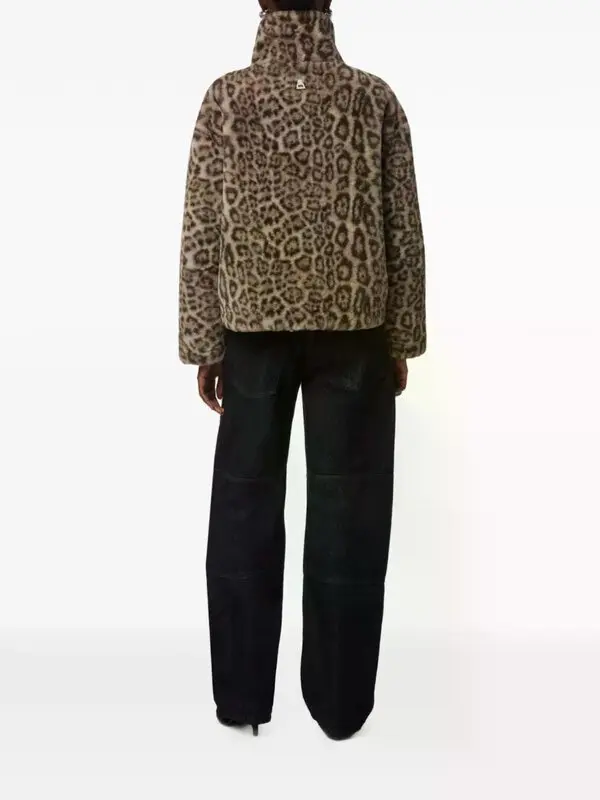Apparis Brooks Leopard-print Faux-fur Jacket - Neutrals