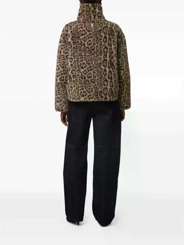 Apparis Brooks Leopard-print Faux-fur Jacket - Neutrals