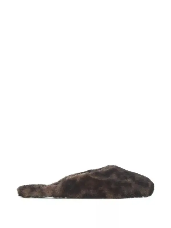 Apparis Demi Leopard-print Faux-fur Slippers