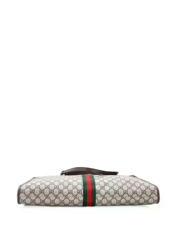 Gucci Rajah Chain Gg Coated Canvas Large Tote Bag