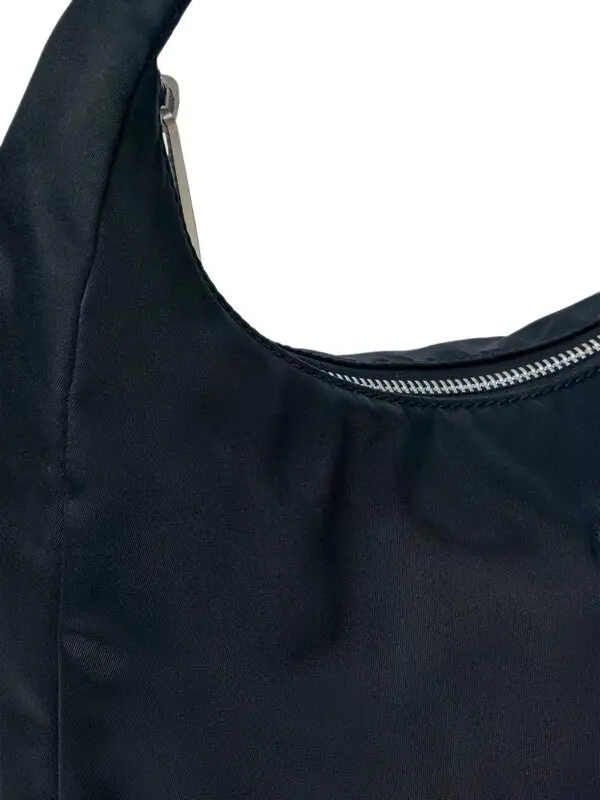 Rick Owens Small Gemini Satin-finish Curved Shoulder Bag