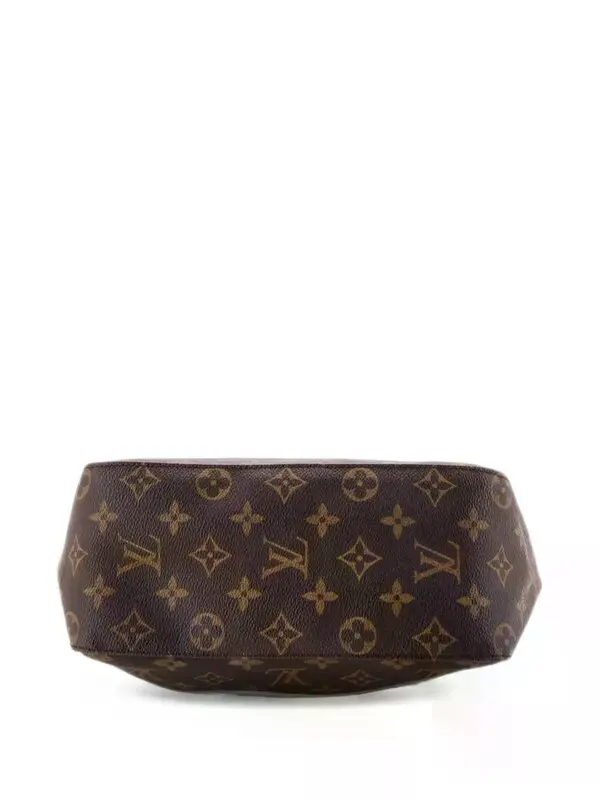 LOUIS VUITTON Looping Handbag Monogram Canvas Mm Satchel