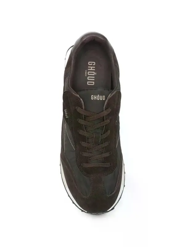 GHOUD VENICE Suede-panelled Sneakers