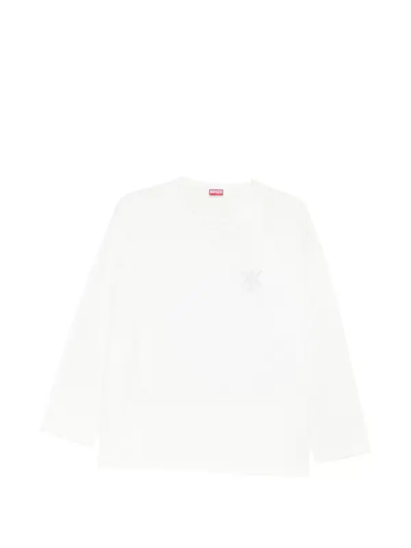 Kenzo Logo-embroidered Long-sleeve T-shirt