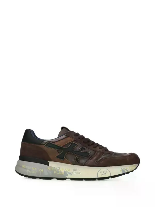 Premiata Mick Logo-patch Sneakers - Brown