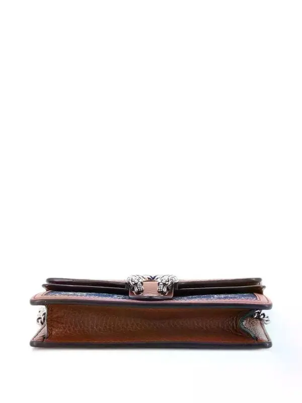 Gucci Dionysus Bag Gg Denim Super Mini Crossbody Bag