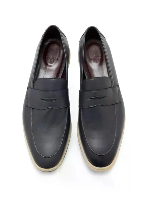 BOUGEOTTE Loisir Gomme Leather Loafers