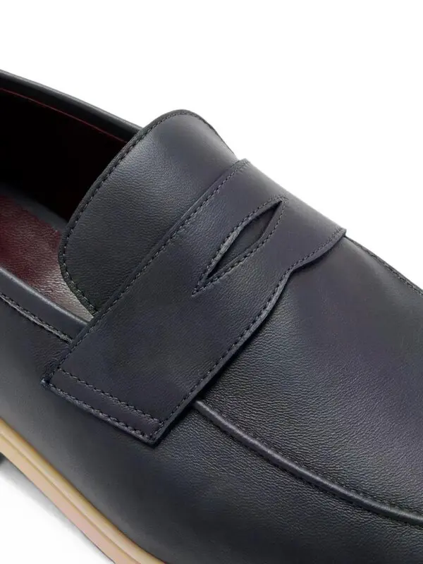 BOUGEOTTE Loisir Gomme Leather Loafers