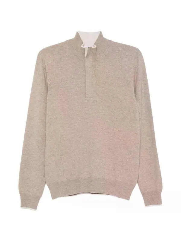 GRAN SASSO Half-zip Sweater