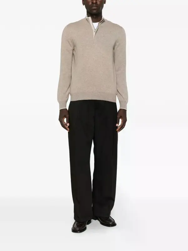GRAN SASSO Half-zip Sweater