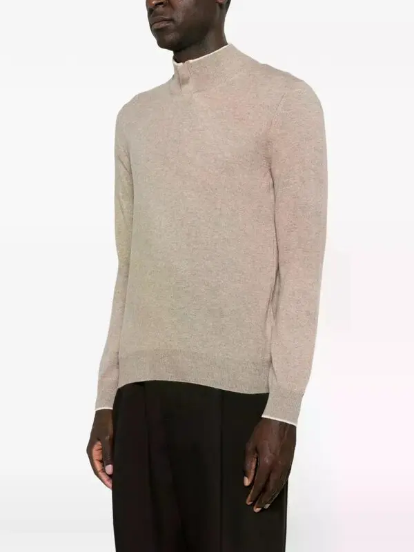 GRAN SASSO Half-zip Sweater