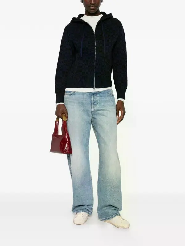 Kenzo Zip-up Hooded Cardigan
