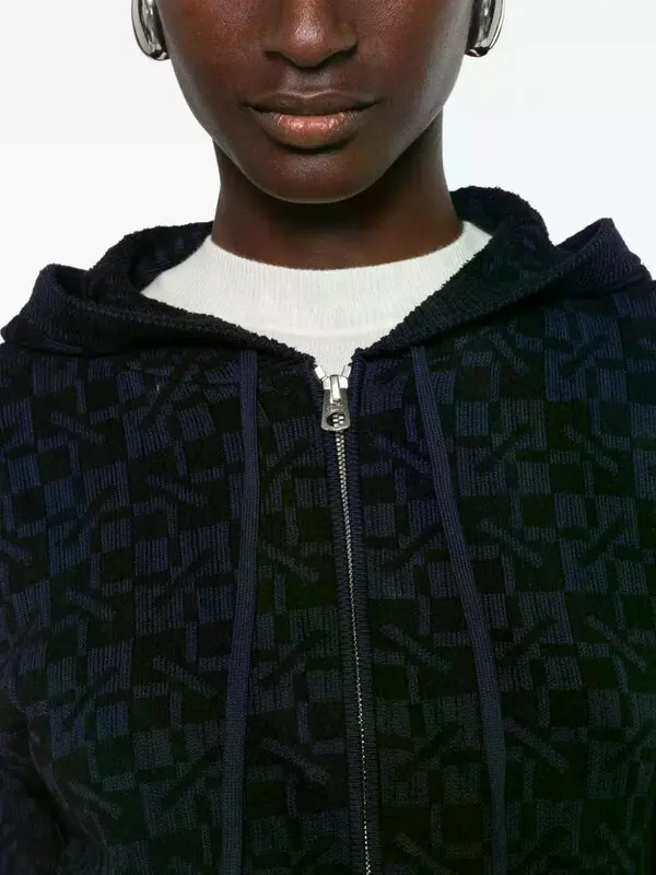 Kenzo Zip-up Hooded Cardigan